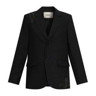 Zadig&Voltaire Damen, Jacken, Schwarzk, SGr&ouml;&szlig;e