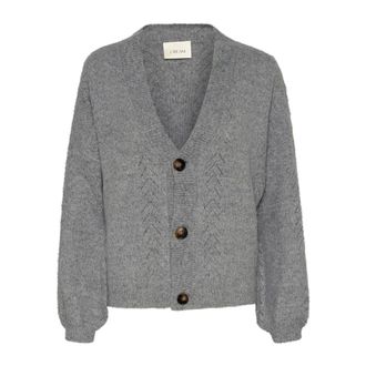 Cream Femme, Pulls, Gris, Taille: 42/44 FR Gilet Tricot Melange Asphalte