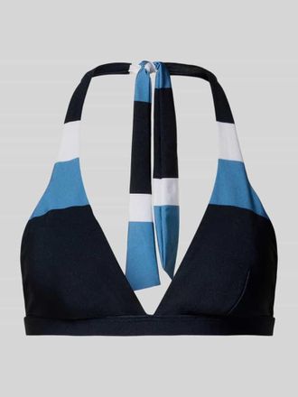 Marc O'Polo Bikini-Oberteil mit Label-Schriftzug Modell SUMMER STRIPES