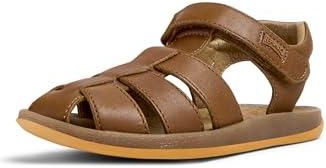 Camper Bicho 80177 Sandales &agrave; bride en T pour gar&ccedil;on, Marron moyen 072, 34 EU