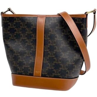 Celine Sac bandouli&egrave;re vintage Pre-owned - Femme - Pre-owned - Brun - Taille: ONE Size
