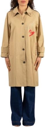 Nenette Femme, Manteaux, Brun, Taille: 38 FR Trench Coat