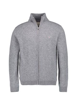GANT Herren Pullover grau unifarben
