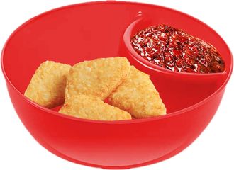 Generic Snack- Und Dip-Schalen - Anti-durchn&auml;sste M&uuml;slischale, Chips-Dip-Schale | Feuchtigkeitsbest&auml;ndige Brot-Dip-Schalen, Mikrowellengeeignete Geteilte Crac