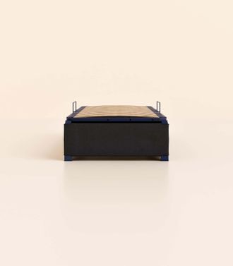 Tediber Lit coffre enfant 90x190 cm Plus - Noir Anthracite - Tediber
