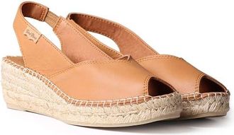 Toni Pons Espadrille compensée en Cuir pour Femme - BERNIA-P - Cuir, 41 EU