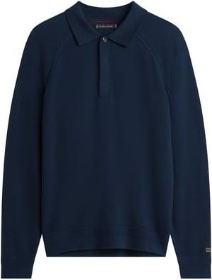 Tommy Hilfiger Pull col polo en laine m&eacute;lang&eacute;e