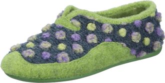 Manitu Home Damen 340097-05 Pantoletten, Blau 5, 39 EU, Blau 5, 39 EU