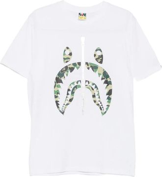 A Bathing Ape A Bathing Ape, Homme, Tops, Blanc, Taille: M ABC Camo Tee