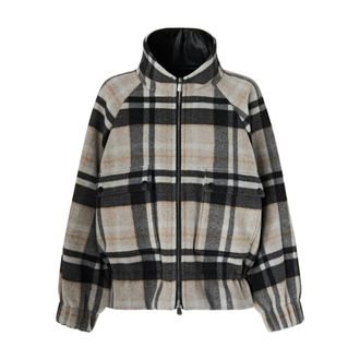 Pinko Borragine Blouson Panno - - Jackets - Damen - Grau - M