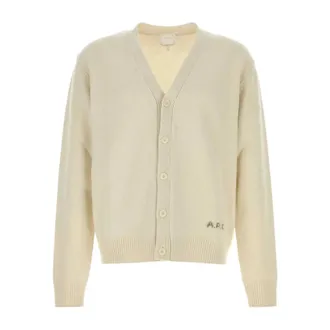 A.P.C. A.p.c., Homme, Pulls, Blanc, Taille: M Kevin Cardigan