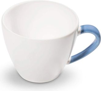 Gmundner Keramik Kaffeetasse Gourmet F&uuml;llmenge : 0.2 Liter Variation Blau Geschirr, handgemacht in &Ouml;sterreich