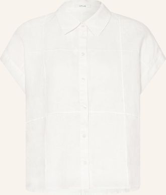 OPUS Hemdbluse Felila Aus Leinen weiss