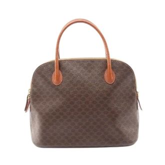 Celine Sac &agrave; main Pre-owned Macadam en toile enduite - Femme - Pre-owned - Brun - Taille: ONE Size