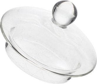 BESPORTBLE Teekesseldeckel Aus Klarglas 8cm Durchmesser F&uuml;r 600 Ml Teekannen Hitzebest&auml;ndiger Ersatzdeckel F&uuml;r T&auml;glichen Teegenuss