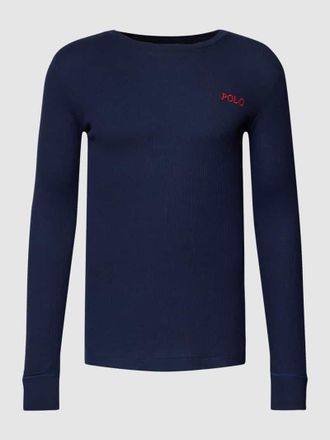 Ralph Lauren Longsleeve mit Strukturmuster Modell WAFFLE