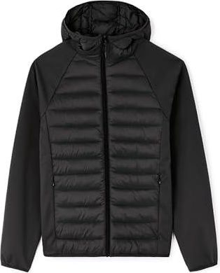 Celio Doudoune Softshell pour homme 1145191, Noir/transparent, M