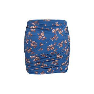Magda Butrym Womens Blue Polyamide Mini Skirt