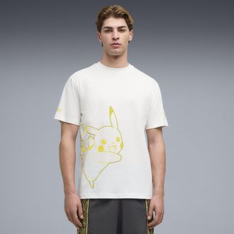 Puma x POK&Eacute;MON Relaxed Graphic T-Shirt Herren, Kleidung, Wei&szlig;, XL