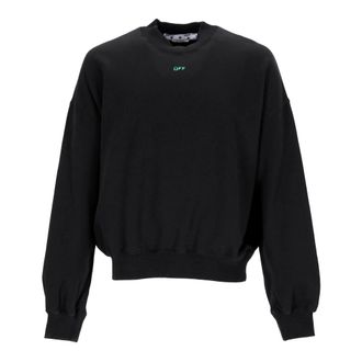 Off-white Mushroom Print Sweatshirt - - Sweatshirts & Hoodies - Herren - Schwarzk - L