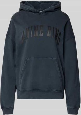 Anine Bing Oversized Hoodie mit Logo-Stitching