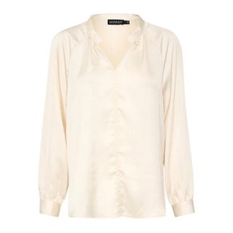 Soaked In Luxury Ioana Bluse - - Blouses & Shirts - Damen - Wei&szlig; - 2XL