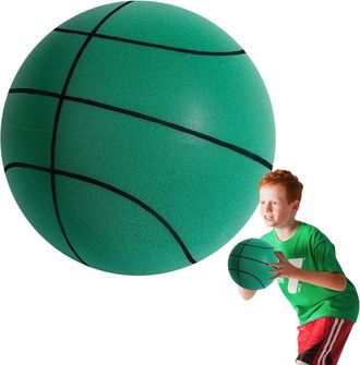 Generic Silent Ball Basketball | Sicheres leichtes Silent Ball Toy Indoor Fun | Basketball Schlagfester Trainingsball Geschenk für Terrassen, Spielzimmer, Fit