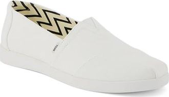 Toms Espadrilles Alpargata Plus pour femme, Coton recyclé blanc, 39 EU