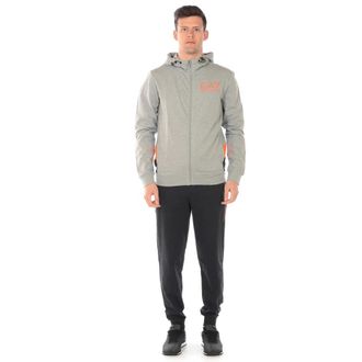 Emporio Armani Tracksuit Zip-through Sweatshirt - - Sport - Herren - Grau - XL