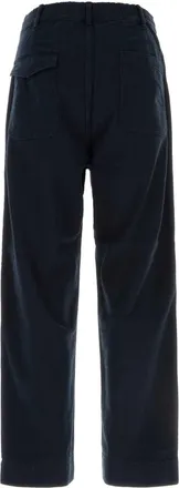 Nanam&iacute;ca Mens Midnight Blue Twill Pant Navy Exterior: Cotton Silk Pantaloni Trousers