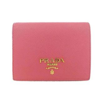 Prada Pre-owned Saffiano Metal Oro Bifold Wallet - - Pre-owned - Damen - Rosa - ONE SIZE