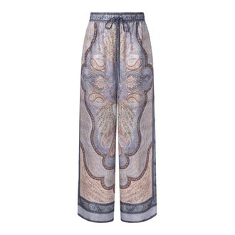 Zimmermann Femme, Pantalons, Multicolore, Taille: 38 FR Wanderlust Relaxed Pant