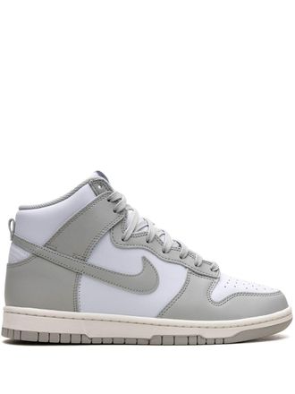 Nike Dunk High Sneakers mit Logo-Patch - Grau