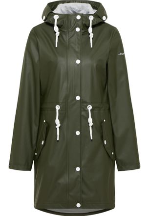 Dreimaster Dreimaster Regenmantel Damen Dunkeloliv