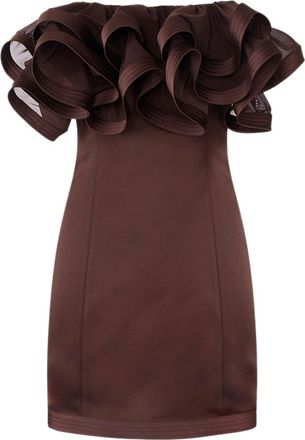 Elisabetta Franchi Robe Courte - Marron