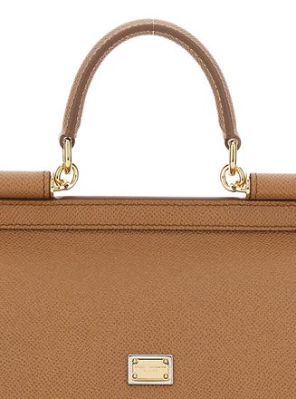 Dolce & Gabbana Sicily Top Handle Bag - Brown