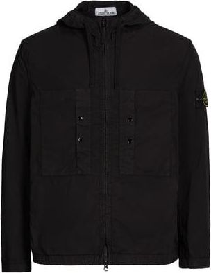 Stone Island Veste à capuche en coton mélangé