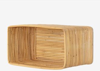 Sklum Sklum - tagère murale en rotin Feyrat Marron Bois Naturel