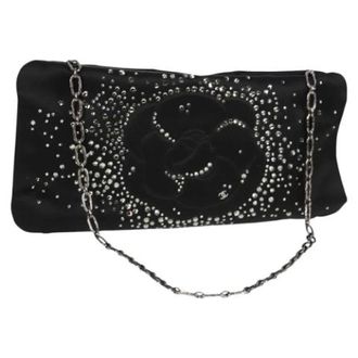 Chanel Pre-owned Satin sacs-chanel - Femme - Pre-owned - Noir - Taille: ONE Size