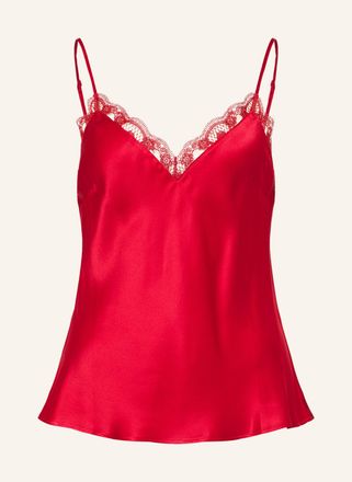 Simone P&eacute;r&egrave;le Simone P&eacute;r&egrave;le Schlaftop Love Me Aus Seide rot