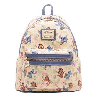 Loungefly Disney Lilo and Stitch Hula Dance Mini Rucksack, Mehrfarbig, Einheitsgröße, Wdbk2415