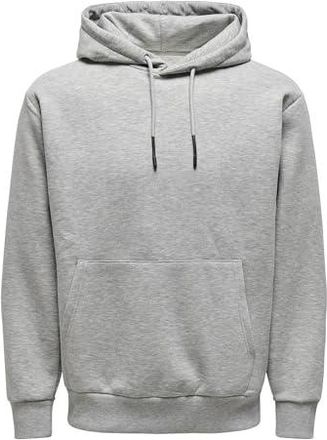Only & Sons Onsceres Life Sweat &agrave; Capuche Noos pour Homme, Gris-2, XS