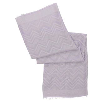 Missoni Lurex Charme Pastell Fransenschal - - Accessories - Damen - Lila - ONE SIZE