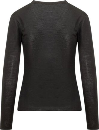 Max Mara Femme, Pulls, Noir, Taille: 36 FR Maglia girocollo