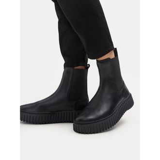 Clarks Klassische Stiefeletten Clarks Torhill Maple 26173858 Schwarz