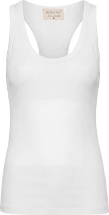 Patrizia Pepe Femme, Tops, Blanc, Taille: 38 FR D&eacute;bardeur de sport dos nageur