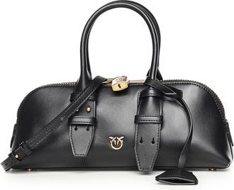 Pinko Pinko, Femme, Sacs, Noir, Taille: ONE Size Bowling Handbag