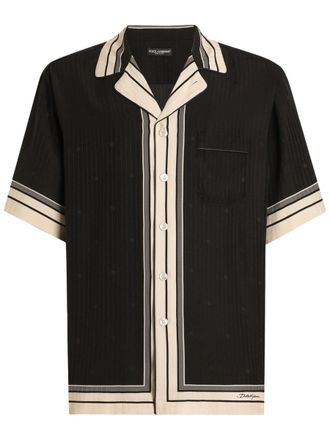 Dolce & Gabbana Silk Shirt - Black