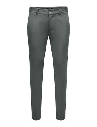 Only & Sons Herren Onsmark Slim Gw 0209 Pant Noos, Grey Pinstripe, 33W x 30L