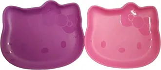 Tupperware Hello Kitty Teller 2er Set rosa und lila